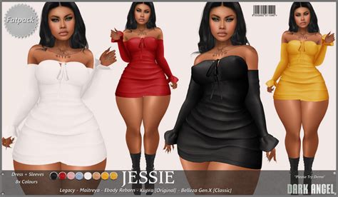 Second Life Marketplace Dark Angel Jessie Set Fatpack Legacy