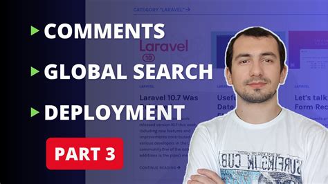 Laravel Blog Comments Global Search Deployment Part 3 Youtube