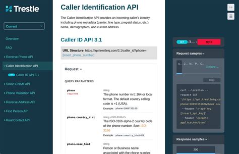 Caller Identification Api Api Apislist