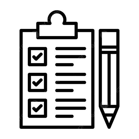 체크리스트 라인 아이콘 벡터 체크리스트 아이콘 확인하다 체크리스트 Png 일러스트 및 벡터 에 대한 무료 다운로드 Pngtree