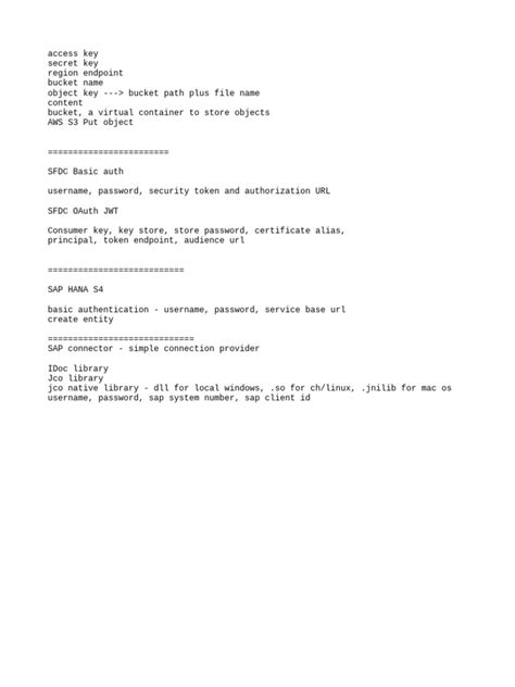 Sfdc Sap Configs Pdf