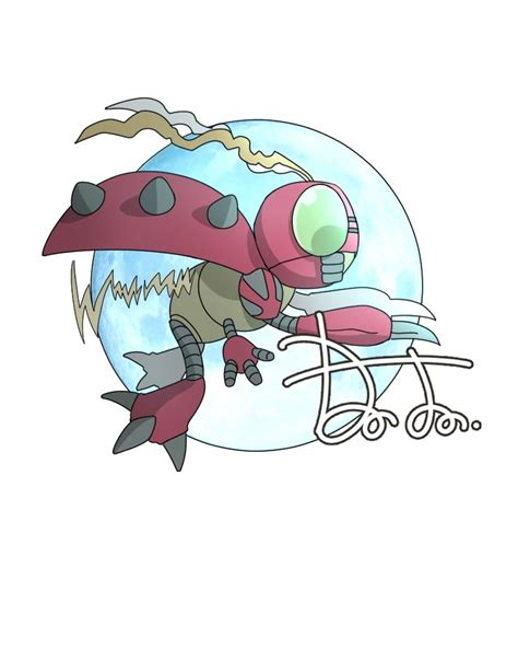 Tentomon Digimon Antennae Bug Claws Digimon Creature Exoskeleton Spikes Image View