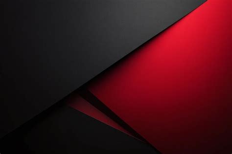 Modern Abstract Design With Flowing Red And Black Waves Smooth Texture And Bold Minimalist
