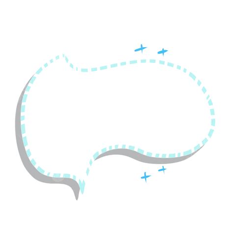 파란색 귀여운 거품 테두리 일러스트 틀 기포 틀 대화 상자 Png 일러스트 및 Psd 이미지 무료 다운로드 Pngtree