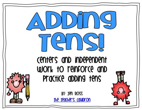 Adding Tens Teacher By The Beach