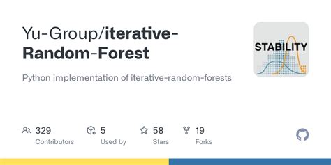 Github Yu Groupiterative Random Forest Python Implementation Of Iterative Random Forests
