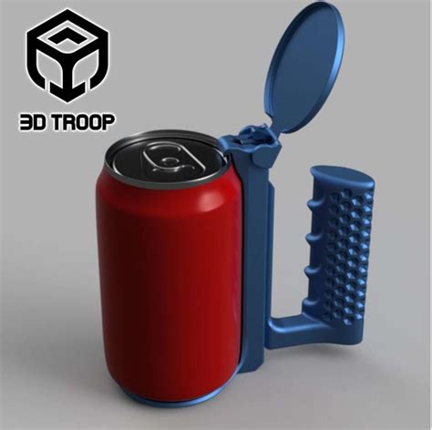 3d Printed Automatic Can Holder By 3dtroop Pinshape