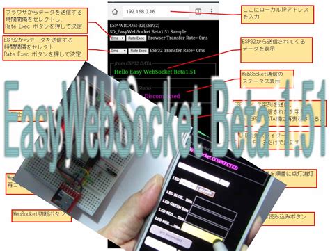 Easywebsocket ライブラリ Beta 151 Esp32 Esp8266 をアップしました Mgo Tec電子工作
