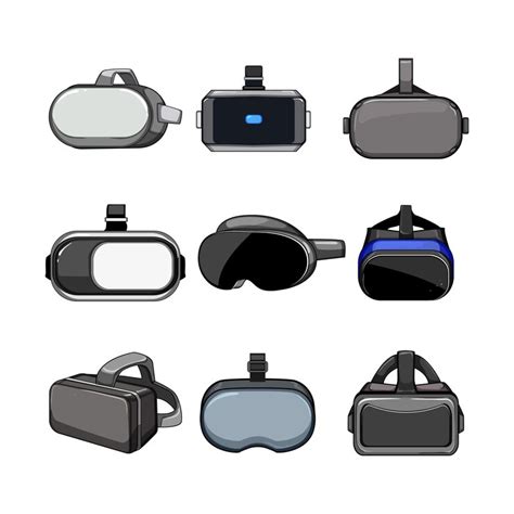 Premium Vector Vr Glasses Set Cartoon Vector Illustration