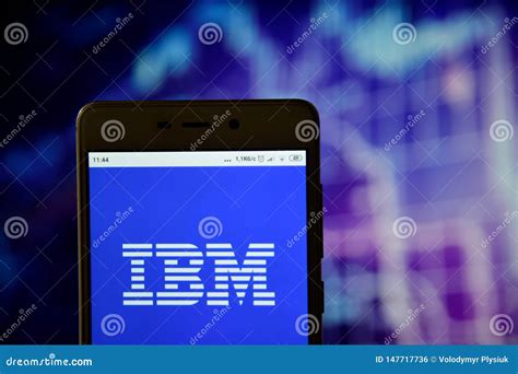 IBM Logo Is Seen On An Smartphone Editorial Photo Image Of Index Illustrative 147717736