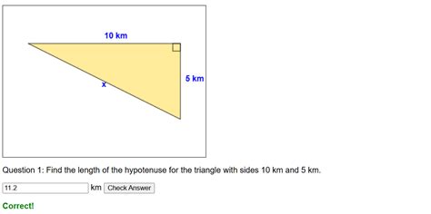 Finding The Hypotenuse With Pythagoras Theorem