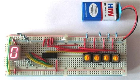 Driving A 7 Segments Display With Arduino Cd4511 And