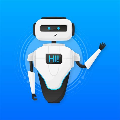 Premium Vector The Bot Says Hello To Users Welcome To The Chatbot Online Consultation Vector