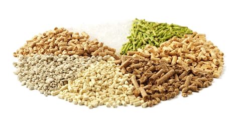 Premium Photo Different Types Of Cat Litter Close Up