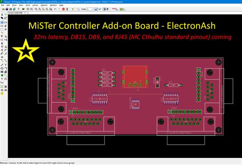 MiSTer Ultra Low Latency Controller Add On Board RetroRGB