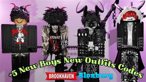 New Brookhaven Codes For Boys Outfits Clothes Emo Boys Outfits Codes