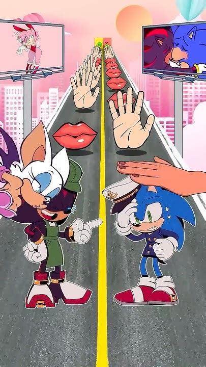 New Kiss or Slap Run: Sonic vs. Shadow Day 8 Challenge! #SonicTheHedgehog #Sonic #Shorts - YouTube