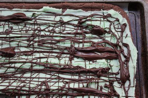 Reflections In The Window Grasshopper Cookie Bars
