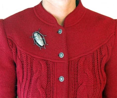 Cockroach Brooch The Hexapoda Collection