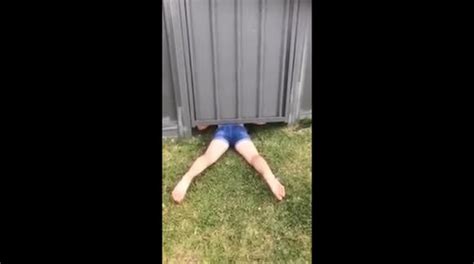Girl Gets Stuck Under Fence Part Buy Sell Or Upload Video Content With Newsflare
