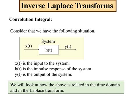 PPT The Inverse Laplace Transform PowerPoint Presentation Free Download ID