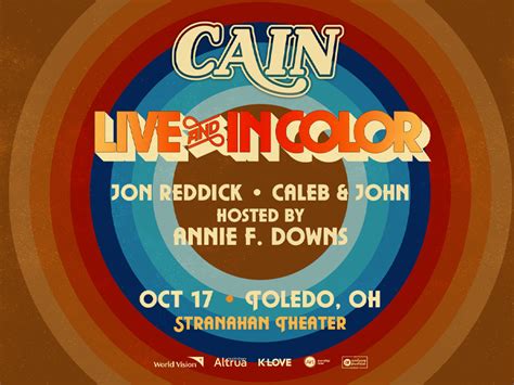 Cain With Jon Reddick Caleb And John Hosted By Annie F Downs Live