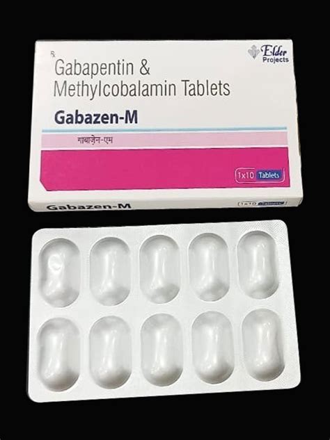 Gabapentin And Methylcobalamin Tablet 1x10tablets At Rs 275 Box In
