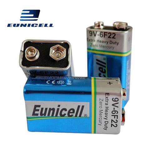 Mercury And Cadmium Free Extra Heavy Duty High Power Plus 9v 6f22 006p