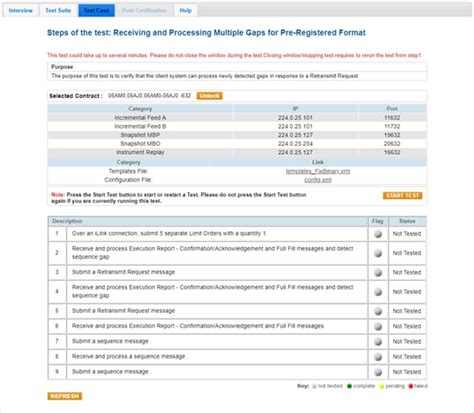 receiving and processing multiple gaps