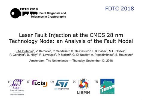 pdf laser fault injection at the cmos 28 nm …conferenze dei polimi it