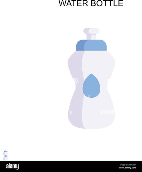 Water Bottle Simple Vector Icon Illustration Symbol Design Template For Web Mobile Ui Element