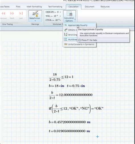Mathcad Prime 80 Comparison Rounding Error Ptc Community