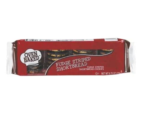 Oven Baked Fudge Striped Shortbread Cookies 276 Gr Mercadolibre