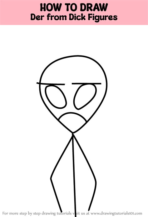 How To Draw Der From Dick Figures Dick Figures Step By Step DrawingTutorials101 Com