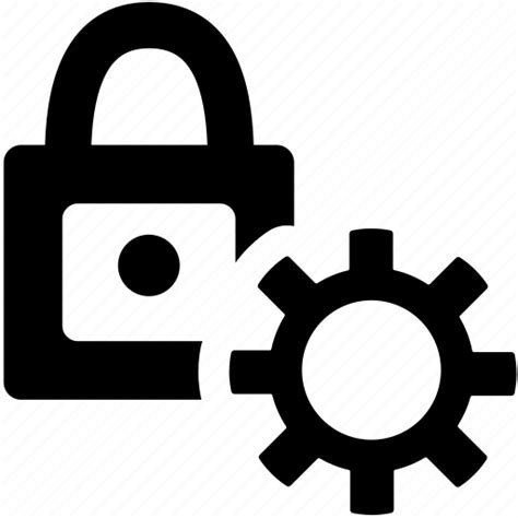 Change Password Lock Security Setting Set Protection Gear Icon Download On Iconfinder