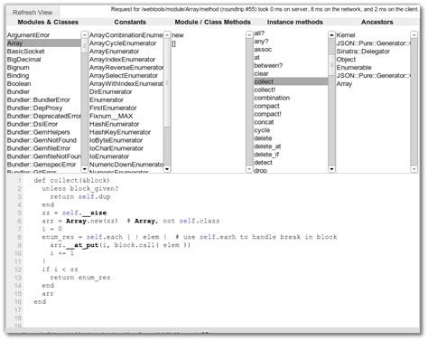 ide does an experimental class browser exist for ruby stack overflow