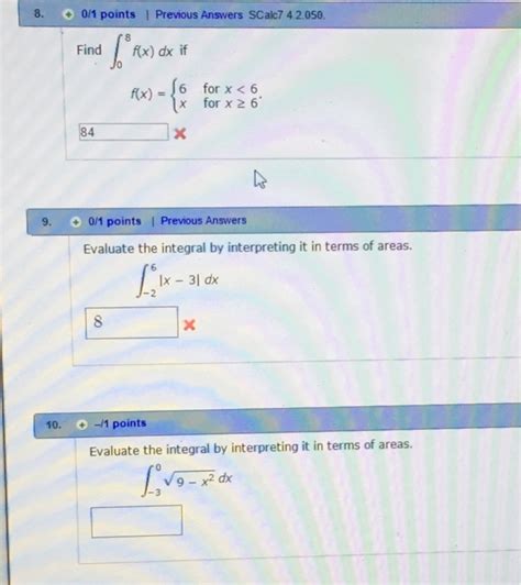 Solved Find Integral F X Dx If F X For X