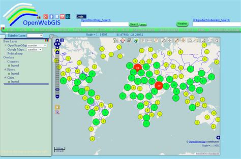 openwebgis on twitter customizing legend of the layer with cluster