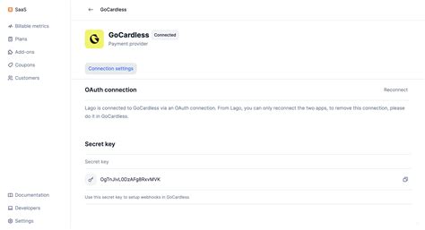 gocardless integration lago
