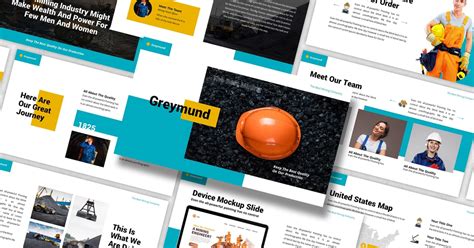 Greymund Mining Powerpoint Template Incl Industrial And Mineral Envato