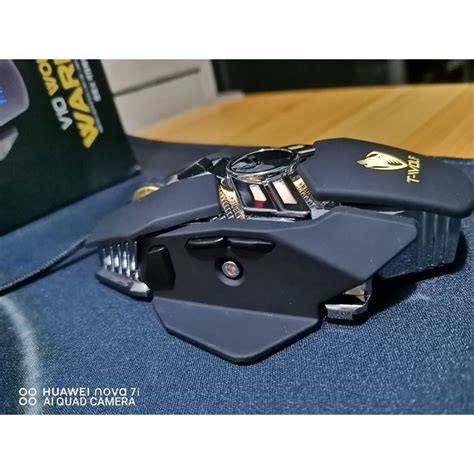 T Wolf V10 6 Button Mouse T Wolf V10 Warrior Silver Rgb Gaming Mouse Twolf Mouse 6400 Dpi