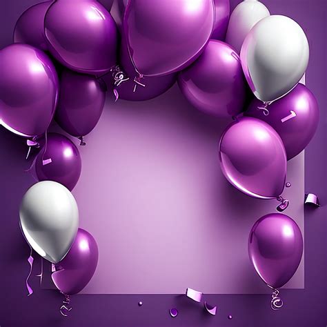 Free Download Purple Happy Birthday Card Background Image