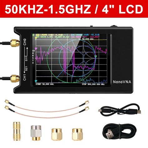 Nanovna H4 Vector Network Analyzer Swr Handheld Antenna 4 Tft M F Uhf Hf Vhf