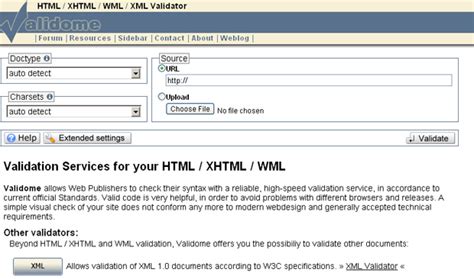 free tools to validate html css and rss feeds pixel2pixel design