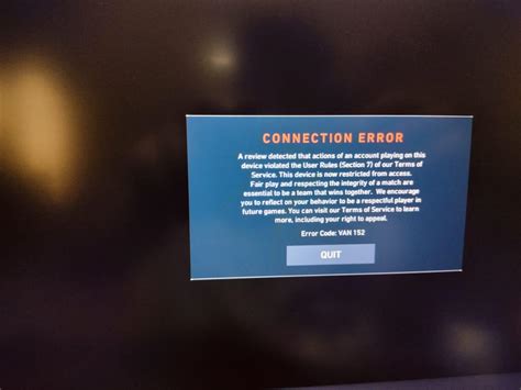 Valorant Error Val 152 Uslight Attorney7950