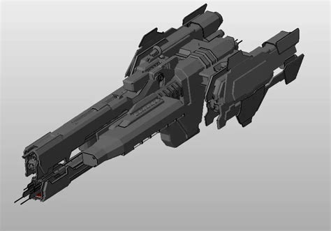 Halo Unsc Heavy Frigate Ship Model By Ejpman Makerworld