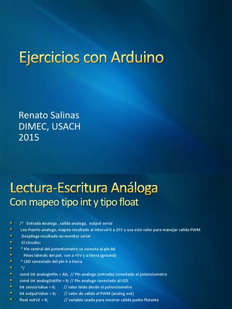 Ejercicios Con Arduino Pdf Arduino Ingeniería Informática