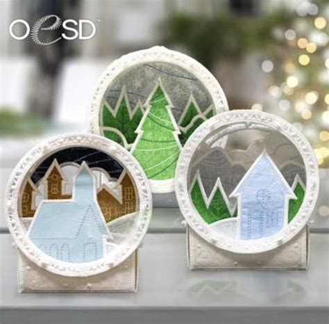 Freestanding Shadow Box Ornaments