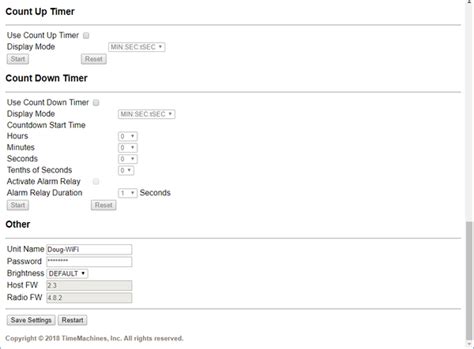 WiFi NTP Digital Wall Clocks TimeMachines Inc