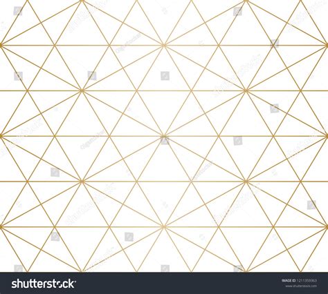 Golden Lines Pattern Vector Geometric Seamless Stock Vector Royalty Free 1211359363 Shutterstock